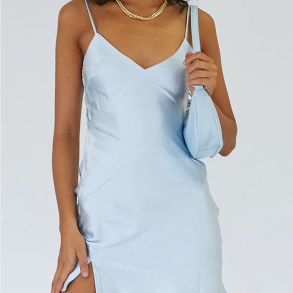 Princess Polly | Dresses | Princess Polly Blue Mini Dress | Poshmark